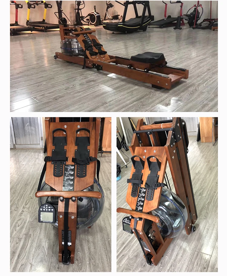 Fitness Solid Water Rowing Machine Equipment With Water Tanks - Buy ...