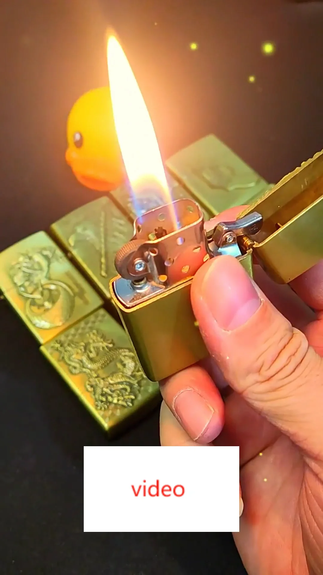 Custom Logo Retro Men's Relief Windproof Lighter Zinc Alloy Grinding ...