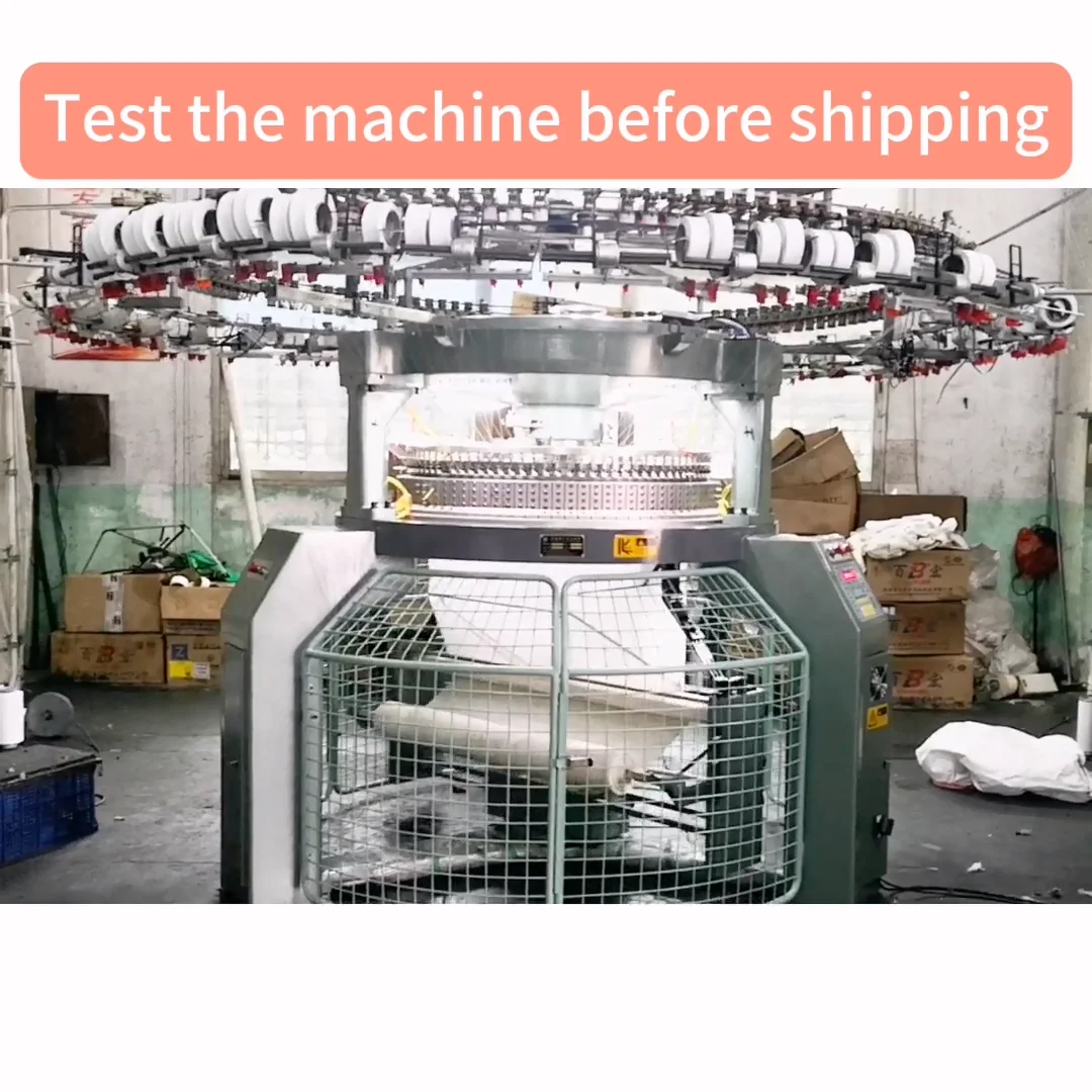 Double Jersey Rib/interlock High Speed Circular Knitting Machine Huada ...