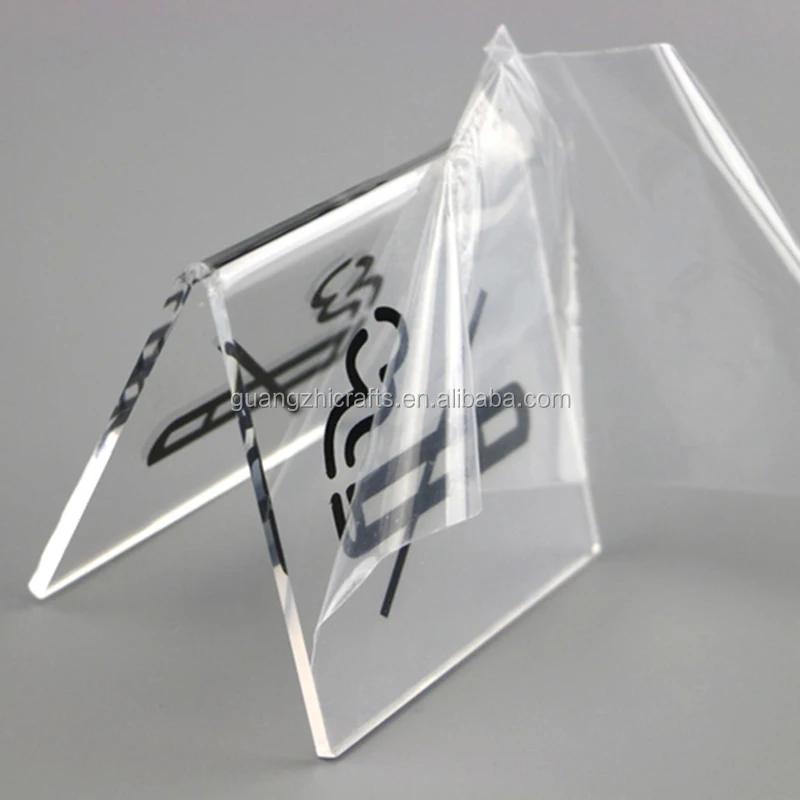 Alibaba.com: V Shape Acrylic Warning Sign, Clear No Smoking Sign, 25 ...