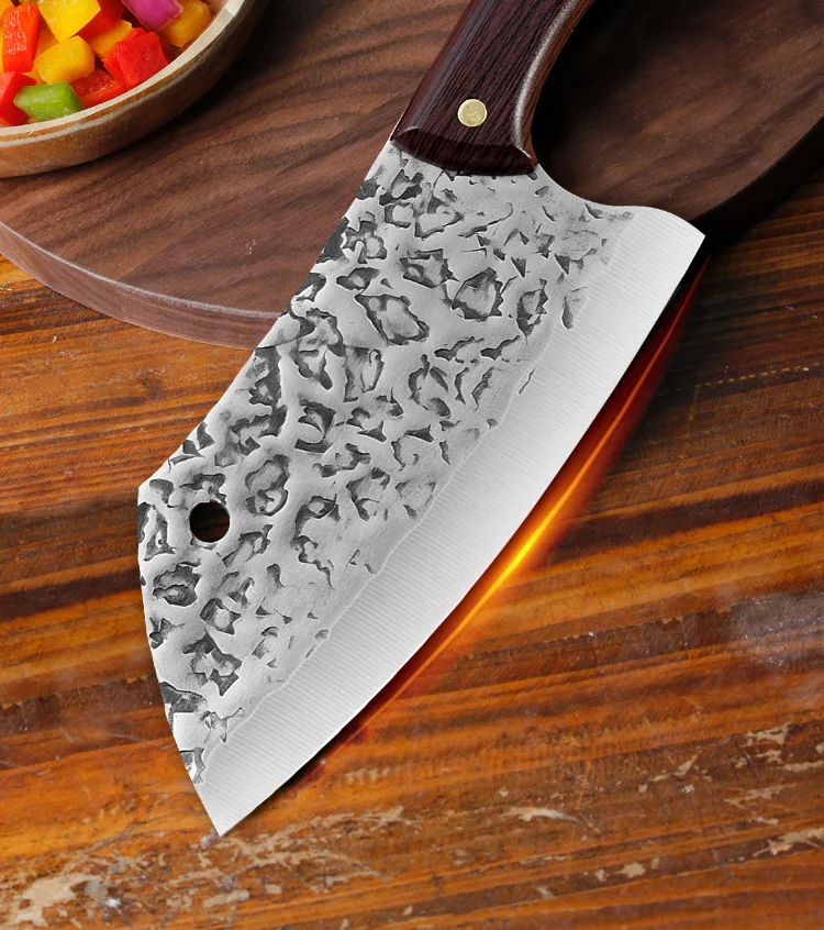 Hot Sell Stainless Steel Butcher Knives Vegetables Meat Fish Chopping ...