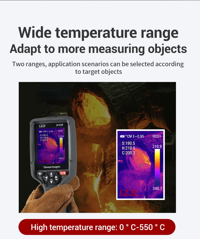 Cheap Thermal Camera - CEM DT-979E Infrared Thermal Camera