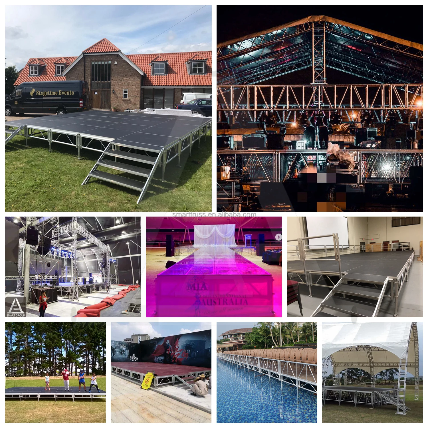 Smart Stage - Durable and Versatile Portable Stage Rental