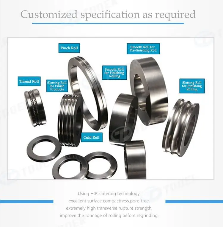 Tmt Bar Rolling Mill Cemented Seal Ring Carbide Tooling Rings Good ...