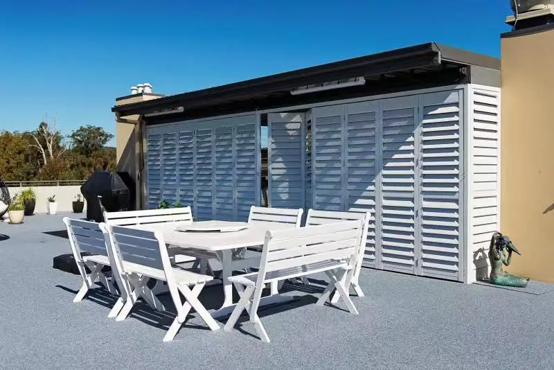 Custom KAKADU Exterior Decorative Louvers - Fire Shutter