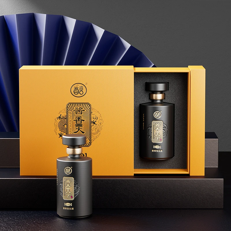 Luxury Paper Wine Drawer Packaging Box Wine Gift Box Wine Box Gift Set ...