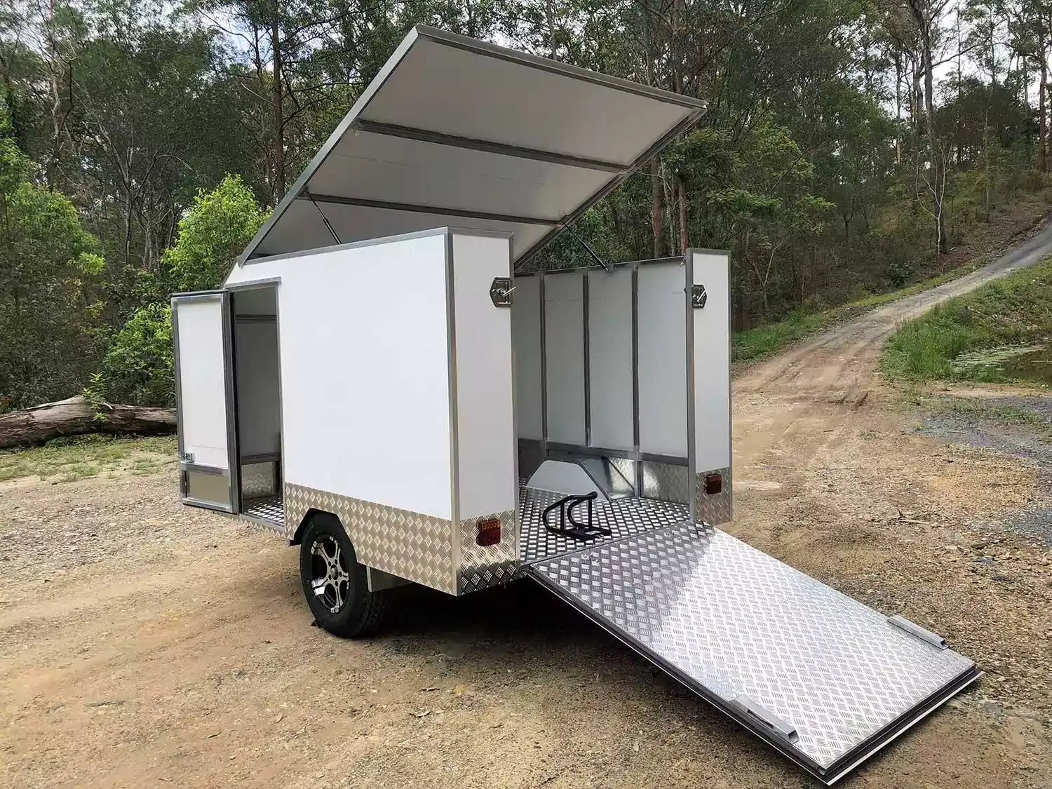Ecocampor Off Road Enclosed Trailer for Sale - Large Storage Travel ...