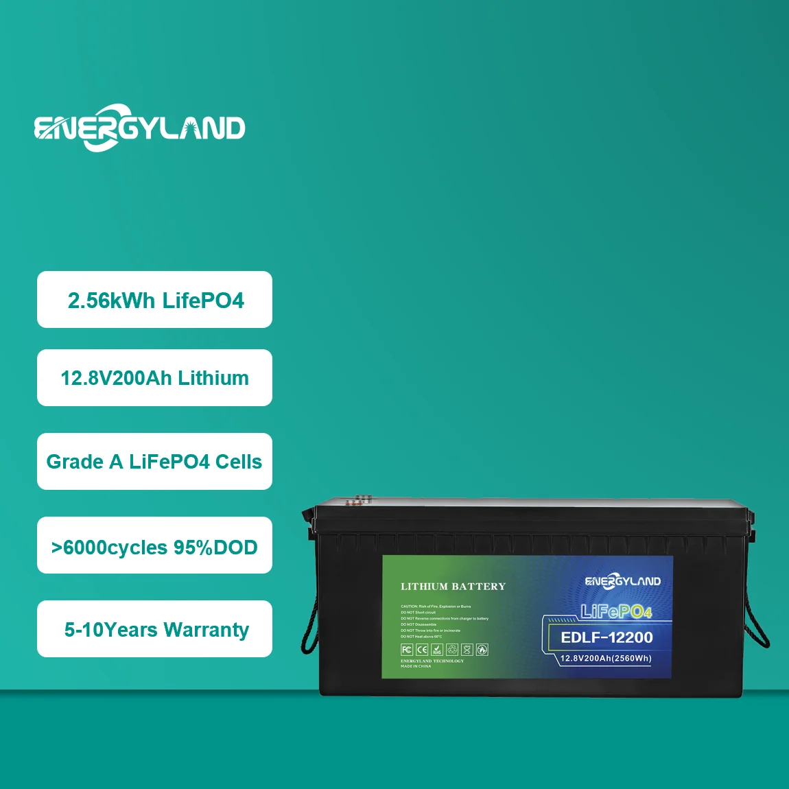 LiFePO4 3.2V Stackable Split Cells 100Ah 200Ah 300Ah Lithium Batteries ...