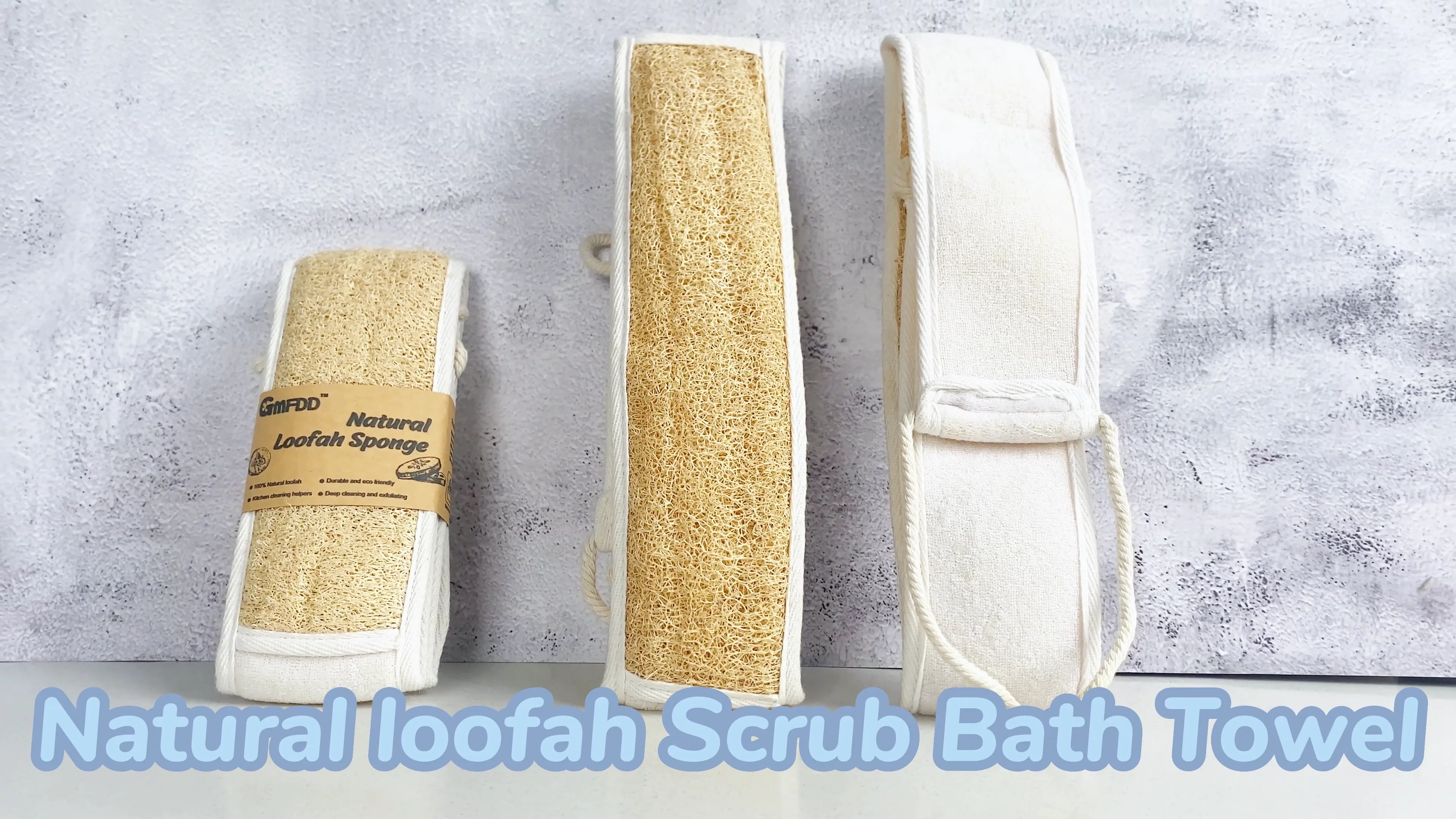 Oem Natural Loofah Scrub Bath Towel Bath Brush Body Skin Scrub Body ...