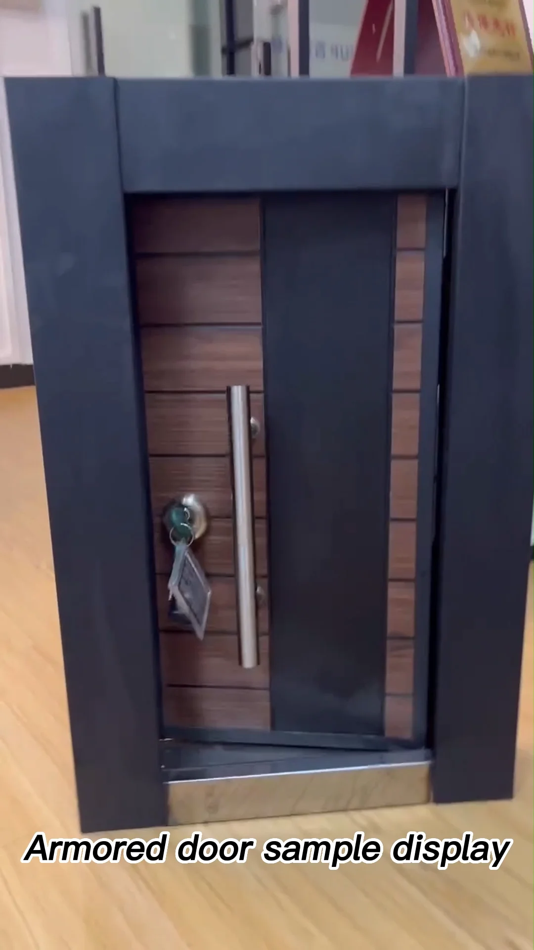 Wholesale Armored Door Steel Design Villa Entry Armored Wooden Security Door Steel Security ...