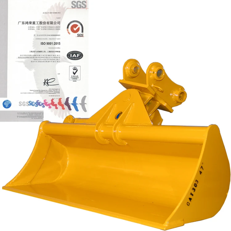 Hw Hongwing Tilt Rotator Grading Ditching Bucket 1.5-2.5t Excavator ...