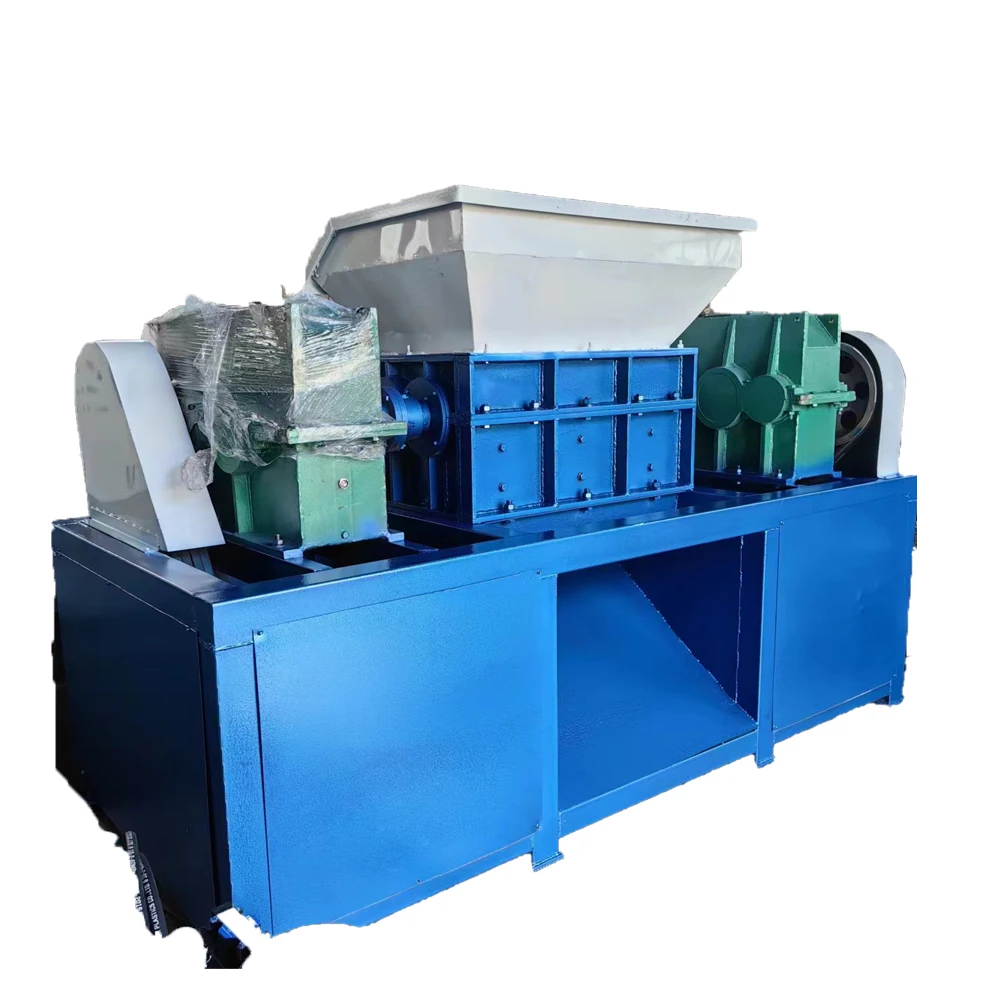 Multifunctional Plastic Industrial Dual Axis Shredder Machine - Buy ...