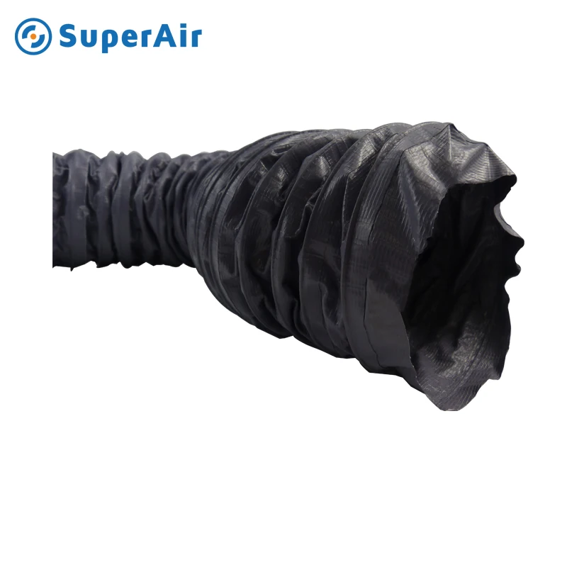 Hvac System Polyester Flexible Duct Flexible Connection Pipe For ...