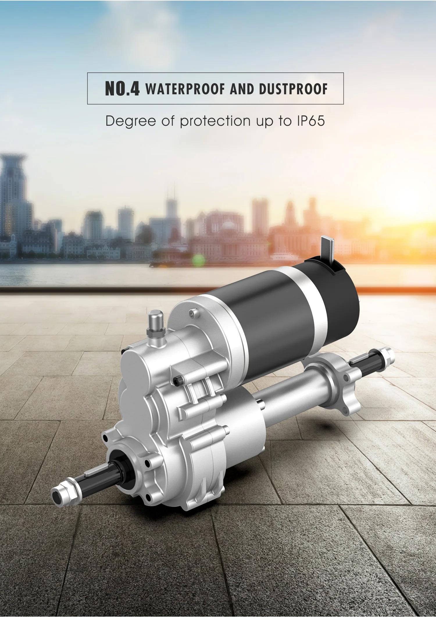 250w Bldc 24v Electric Motor Differential Permanent Magnet Brush For ...