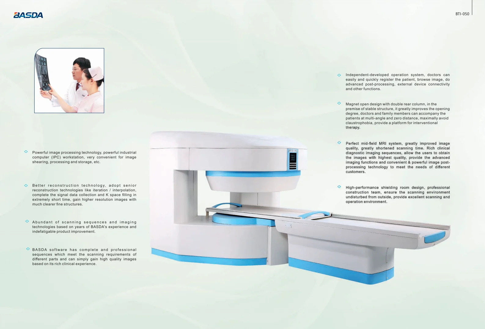 Ysenmed YSMRI-050 0.5T MRI Scanner - Permanent Magnet System