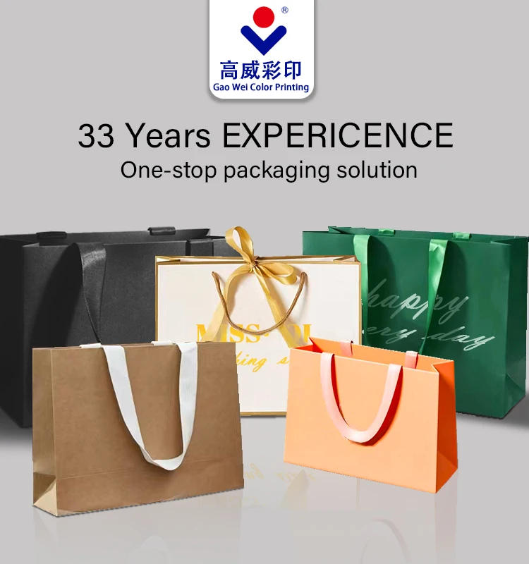 Custom Printed Clothing Store Bag Design - Luxury & Recyclable