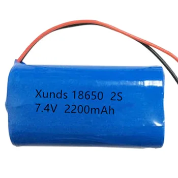 Customized Lithium Ion Rechargeable Battery 7.4v 2200mah 18650-2s ...