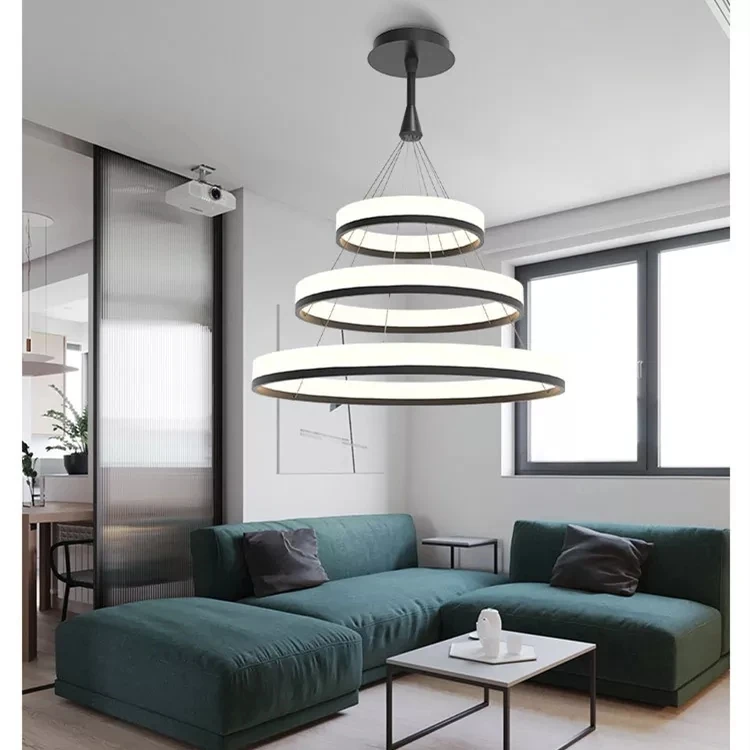 Creative Lustre Salon Modern Lighting Wireless Remote Control Three ...