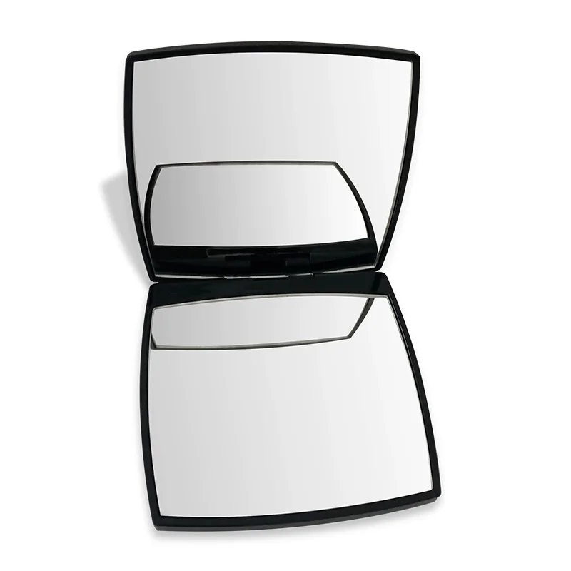 Mini Black Foldable Square Pocket Compact Mirror