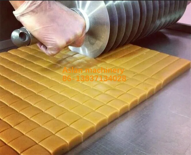 Chewing Gum Jelly Candy Cube Cutting Machine/caramel Nougat Cutter ...