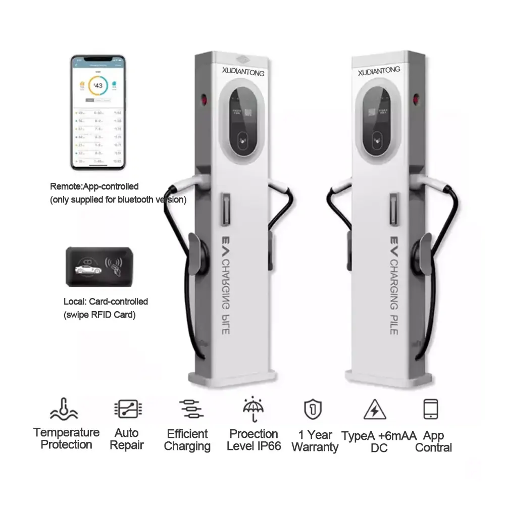 Portable Ev Car Charger 14kw (7kw*2) Ac Single Phase Or Three Phase ...