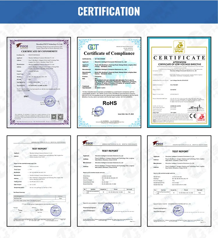 Ip67 Industrial M12 Rj45 Connector To M12 A B D X Code Circular Male ...