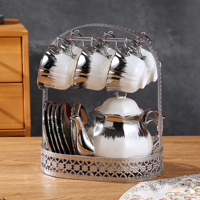 High Quality 14pcs Porcelain Cup Sets for Coffee and Tea