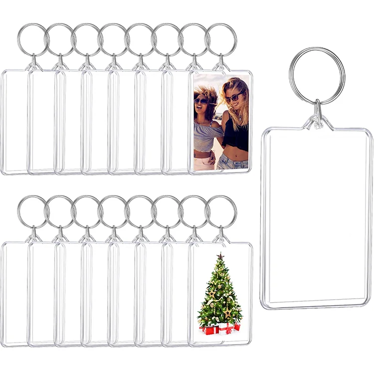 Acrylic Photo Frame Keychain - DIY Promotional Gift