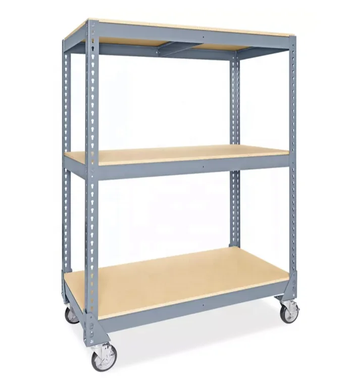 Peterack Wheeled Shelving Warehouse Storage Stacking Garage Metal ...