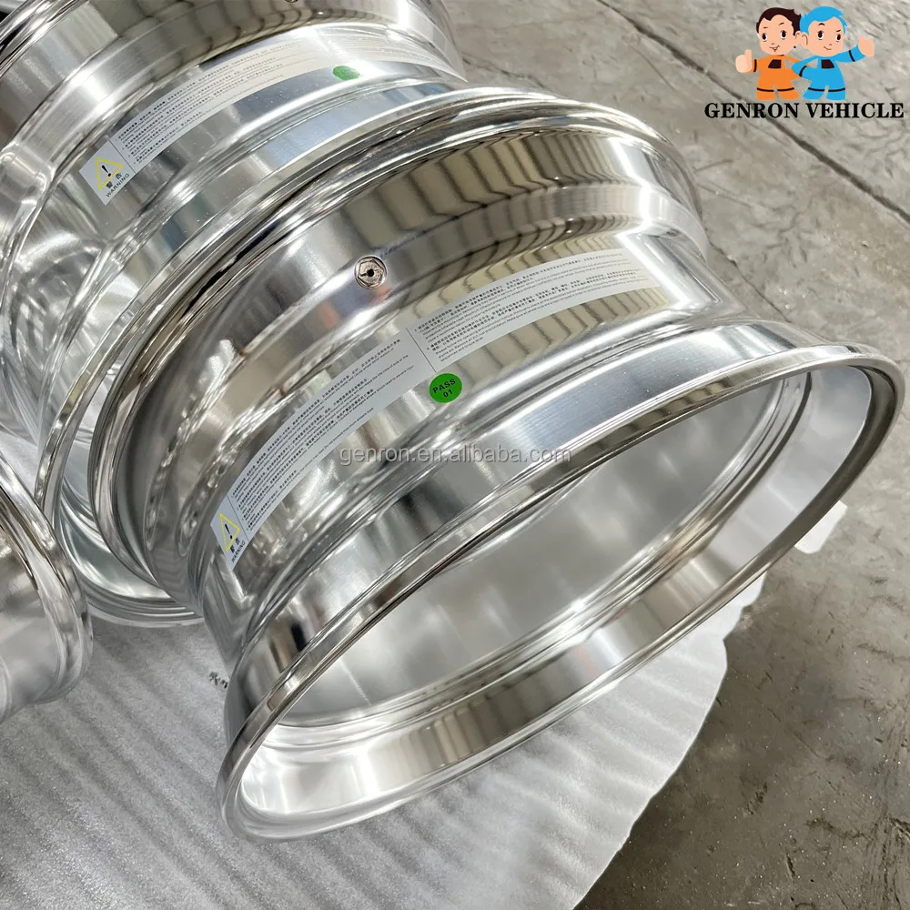 Heavy Duty 8.25-22.5 Aluminum Alloy Wheel Tubeless Rim