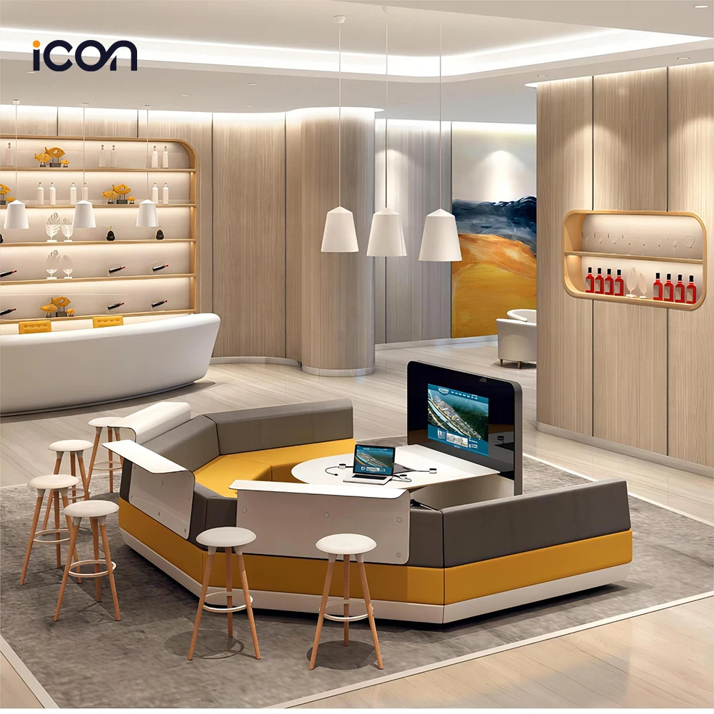 Modular Office Furniture Meeting Room Collaborative Sofa Set Open Work ...