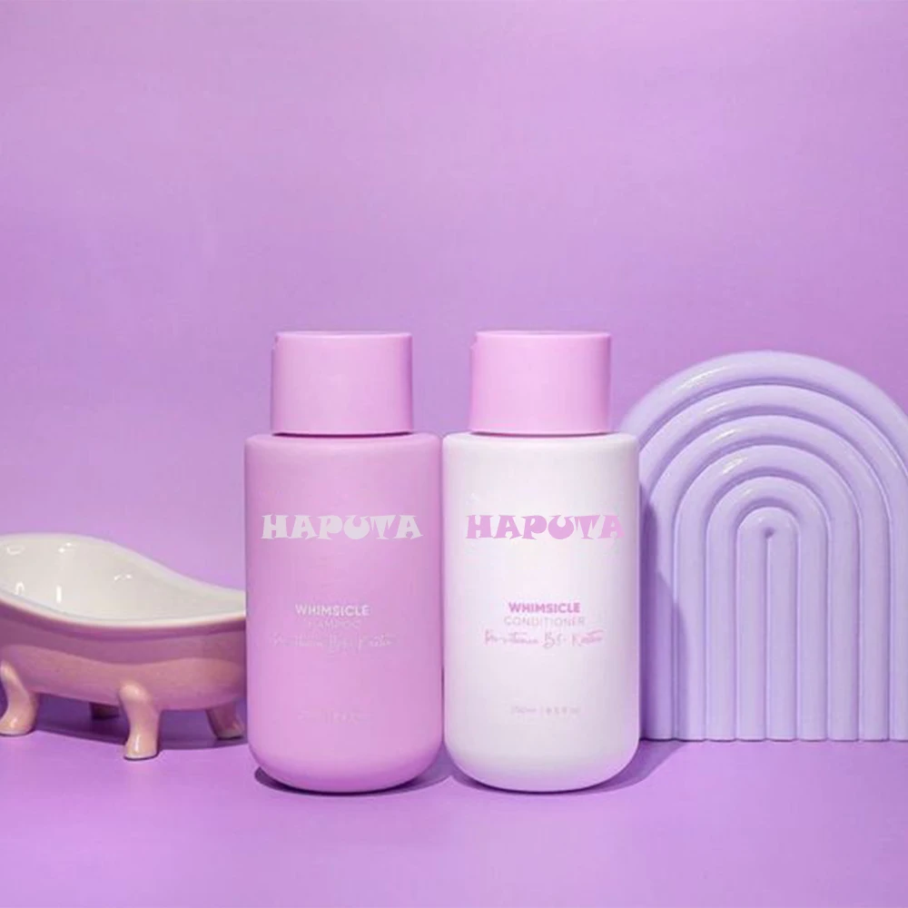 300ml HDPE Custom Printed Recycled Empty Plastic Shampoo Bottle Flip ...