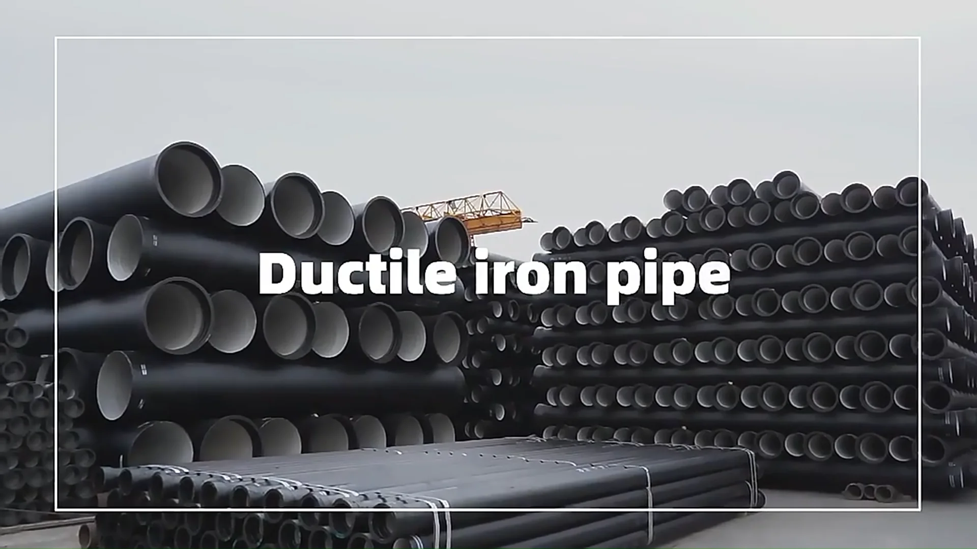 Ductile Cast Iron Pipes Water Pressure Ductile Iron Round Pipes Dn500 Dn200 Dn400 Drink Water ...