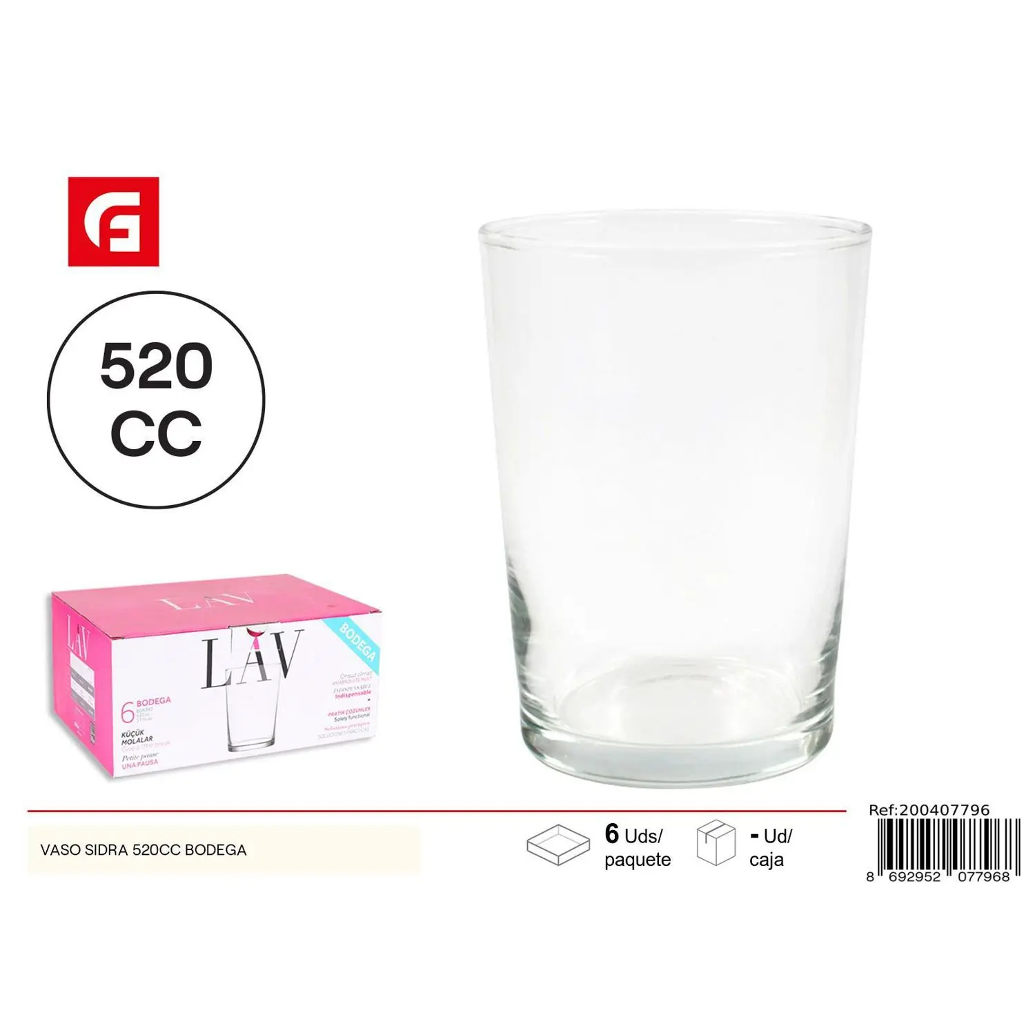 Bodega 520 Cc Cider Glassware & Premium Drinkware Odm