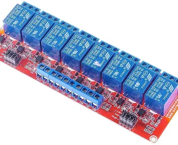 8 Channel Relay Module With Optocoupler Isolation Support 24v High And ...