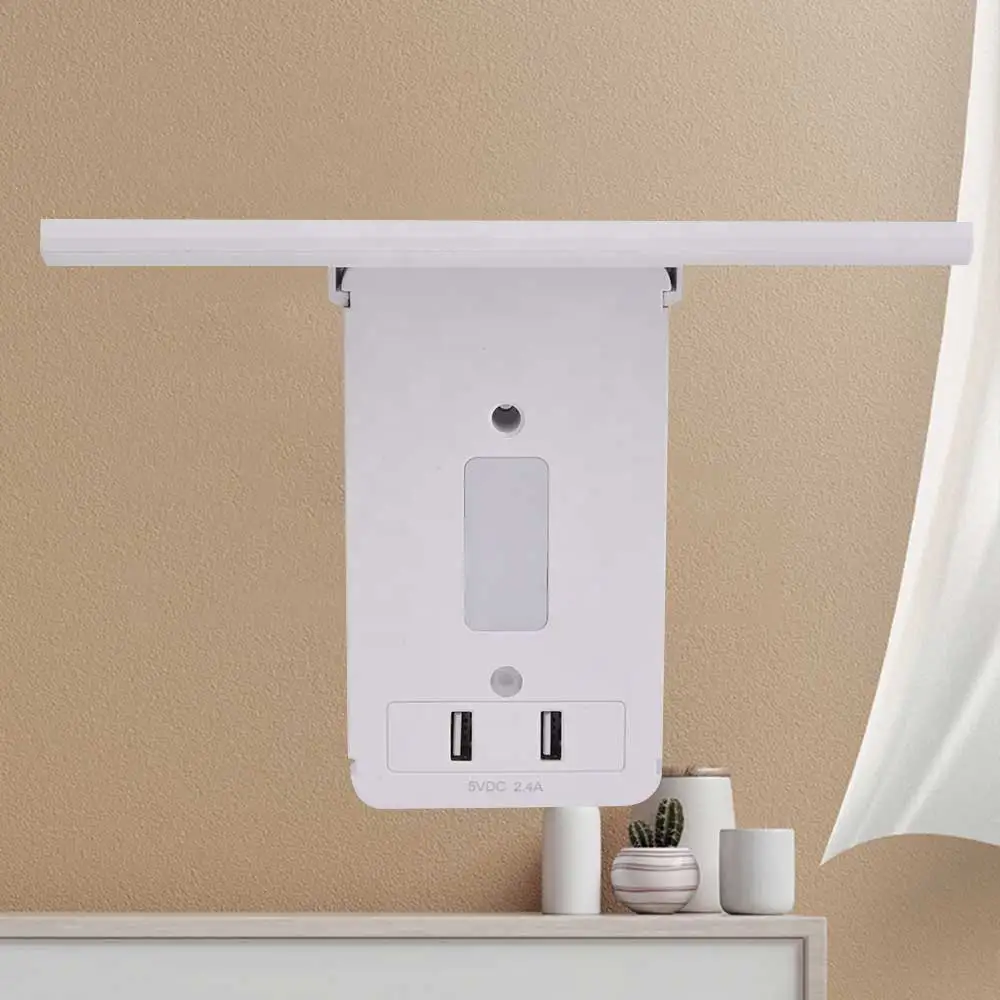 Oswell Wall Usb Socket 110v Night Light Outlet Cover America 6 Ac ...