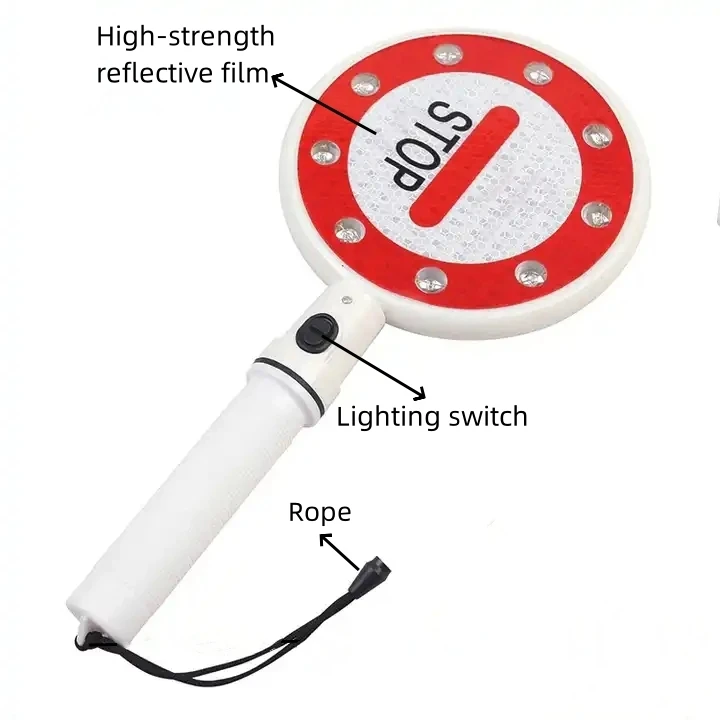 High Visibility Traffic Road Safety Warning Sign Light Led Warning Sign ...