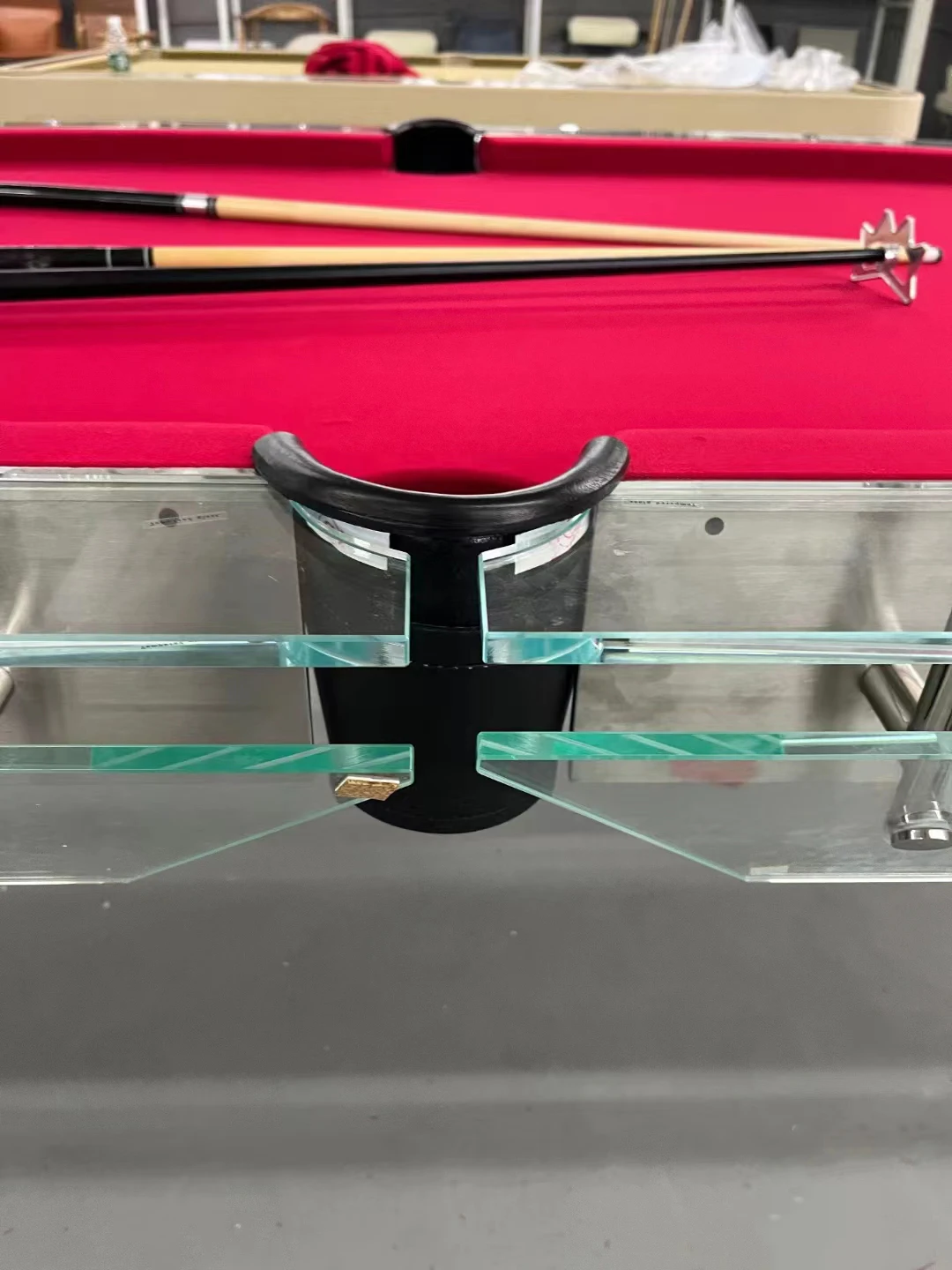 Modern Luxury Pool Table 7ft 8ft 9ft Glass Pool Table Stalinite Glass ...