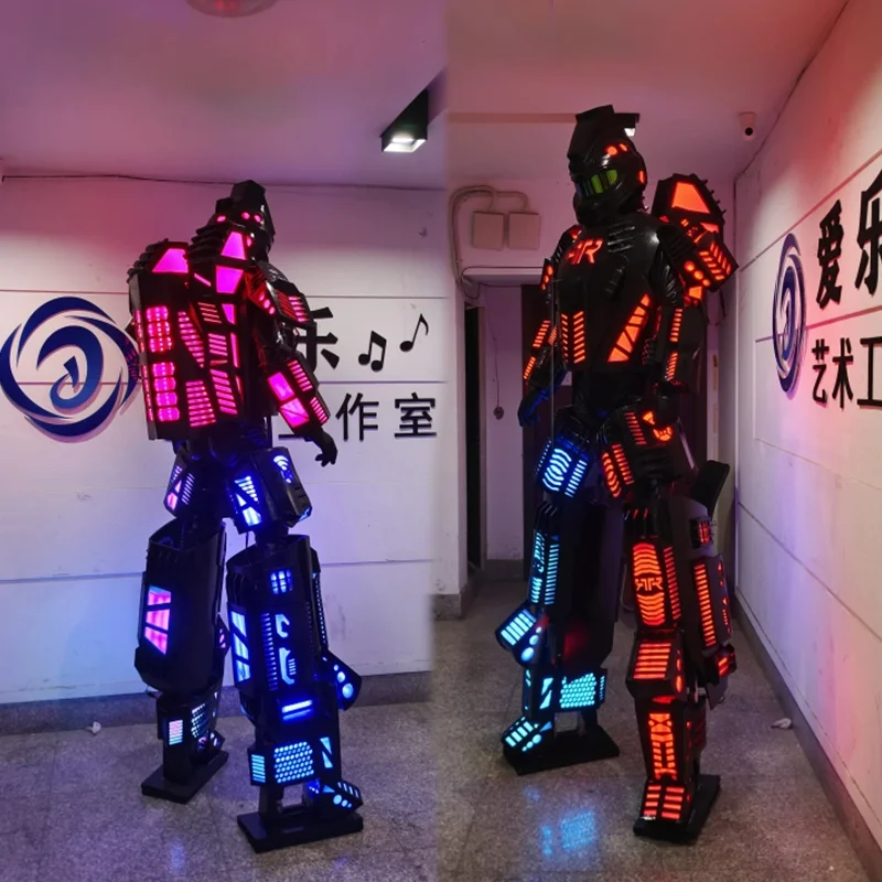 2.5m Para Zancos Dj Lmd Led Colorful Robot Suits Traje Party Giant ...