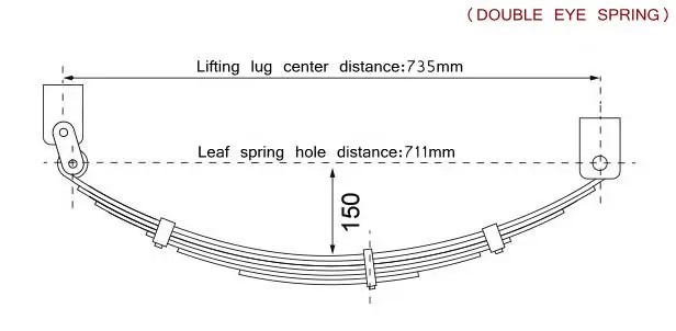 Truck Heavy Duty Leaf Spring For Trailers - Buy Truck Leaf Spring ...
