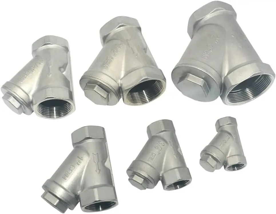 2" Wye Strainer Mesh Filter Valve,800wog Y-spring Npt Female Check ...
