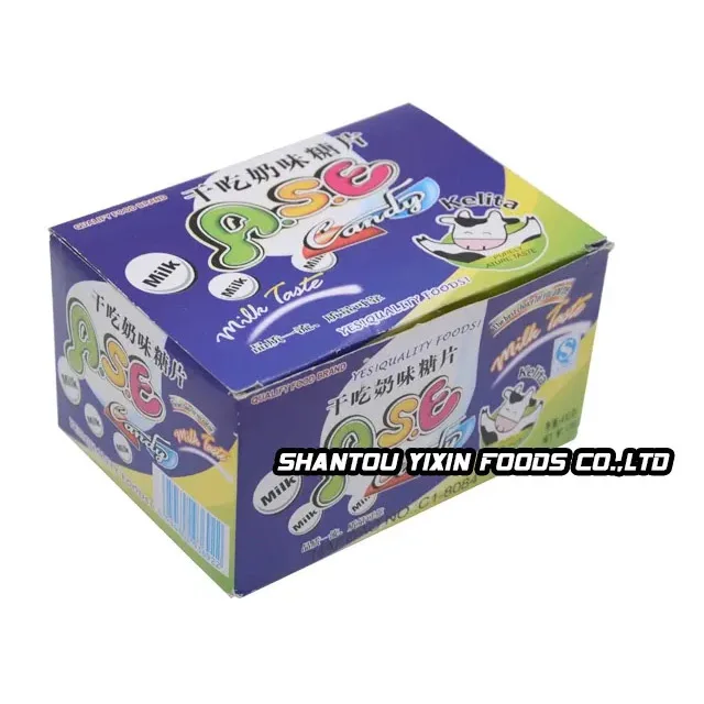 Wholesale Custom China Hard Dry Sweet Cow Milk Tablet Candy Tablet ...