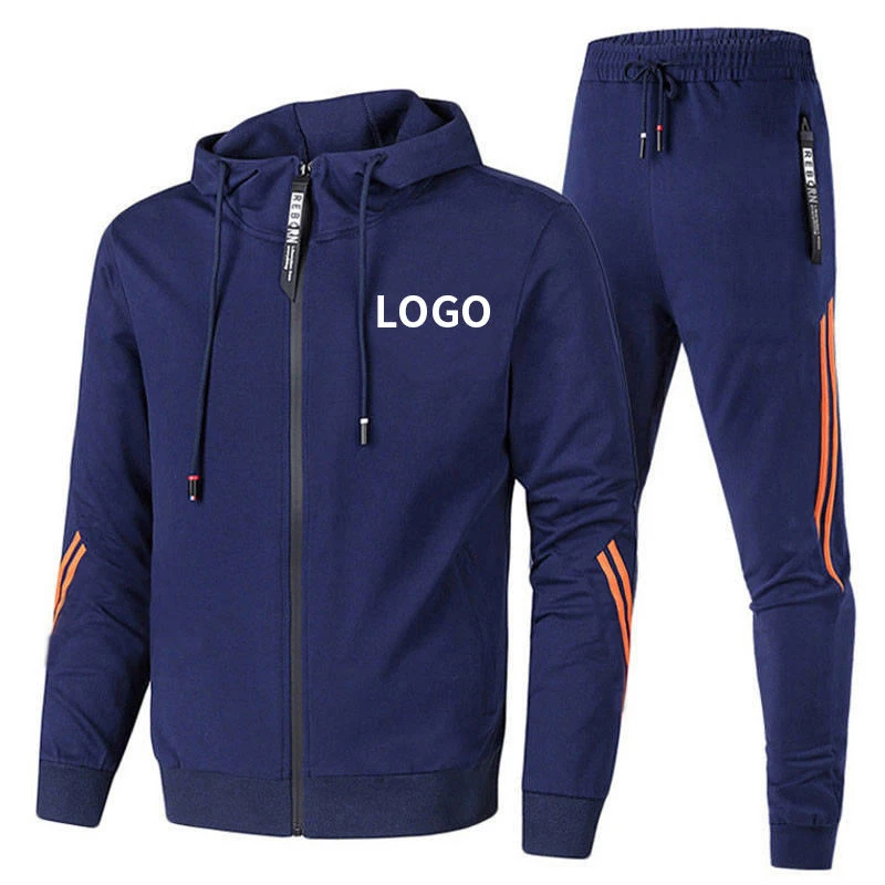 Wholesale Custom Logo Mens Tracksuit Set - Quick Dry & Breathable