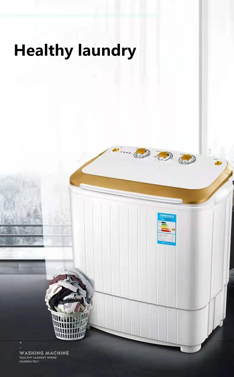 Wholesale Semi Automatic Double Tub Household Washing Machine Top Load ...