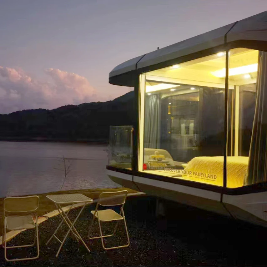 Small Kit Homes Volferda Capsule House - Portable Glamping Pod for ...