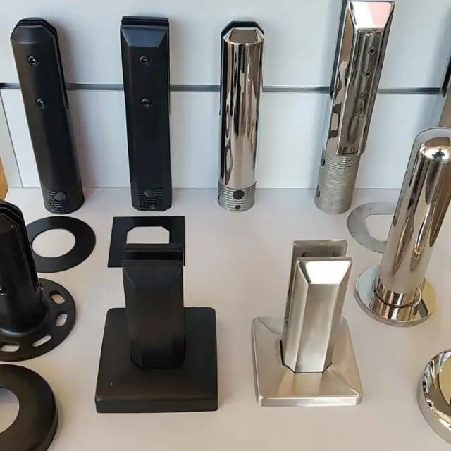 Adjustable 10mm 12mm High Railing Glass Balustrade Spigot