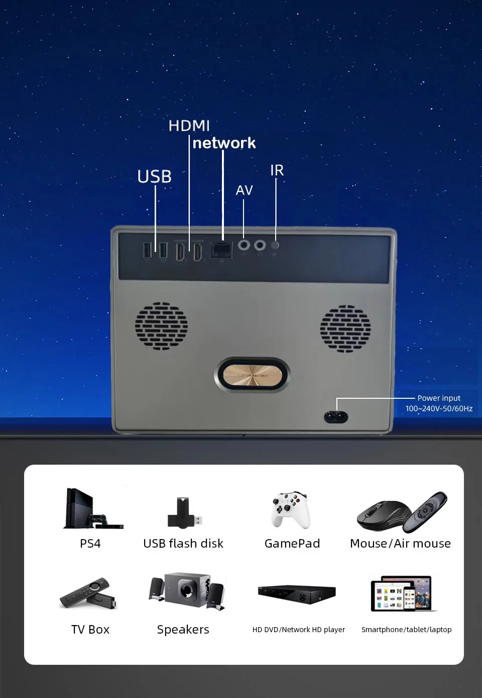 Topleo Smart Projector Auto Chart Proyector Mini Home Theater Lcd Smart ...