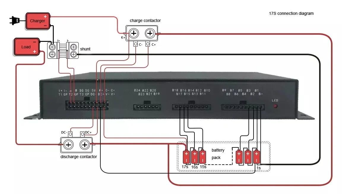JK 2A Active Balancer - Smart BMS for 4S to 16S Batteries