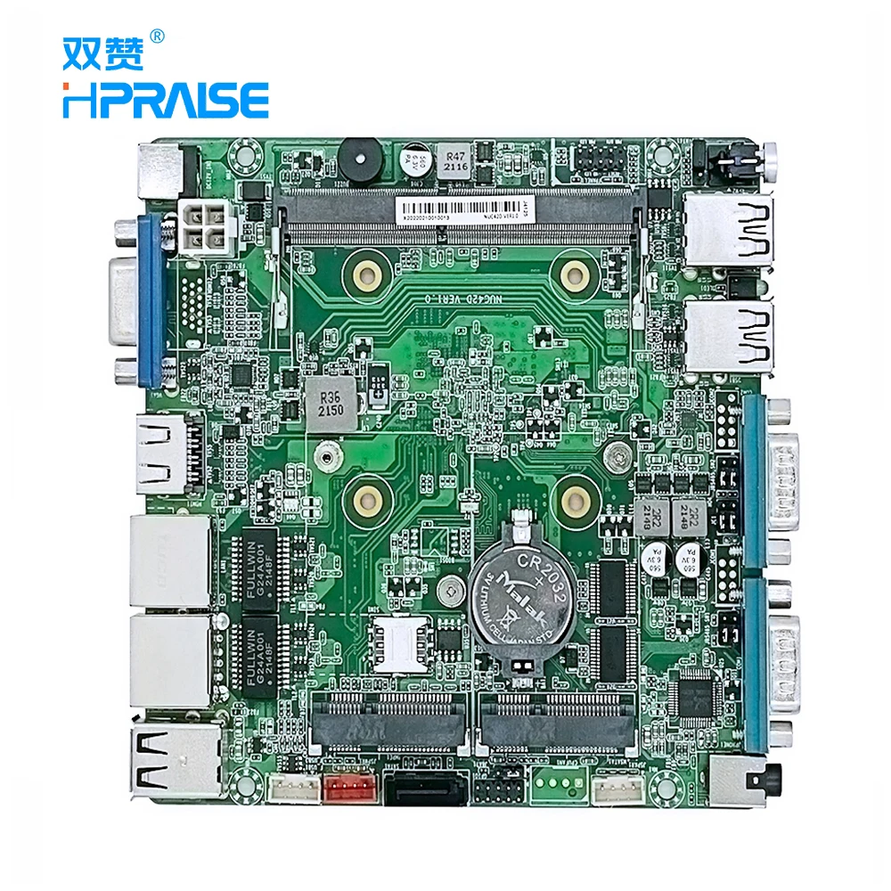 J4125 J1900 Processor - Nano ITX Motherboard for Industrial Control