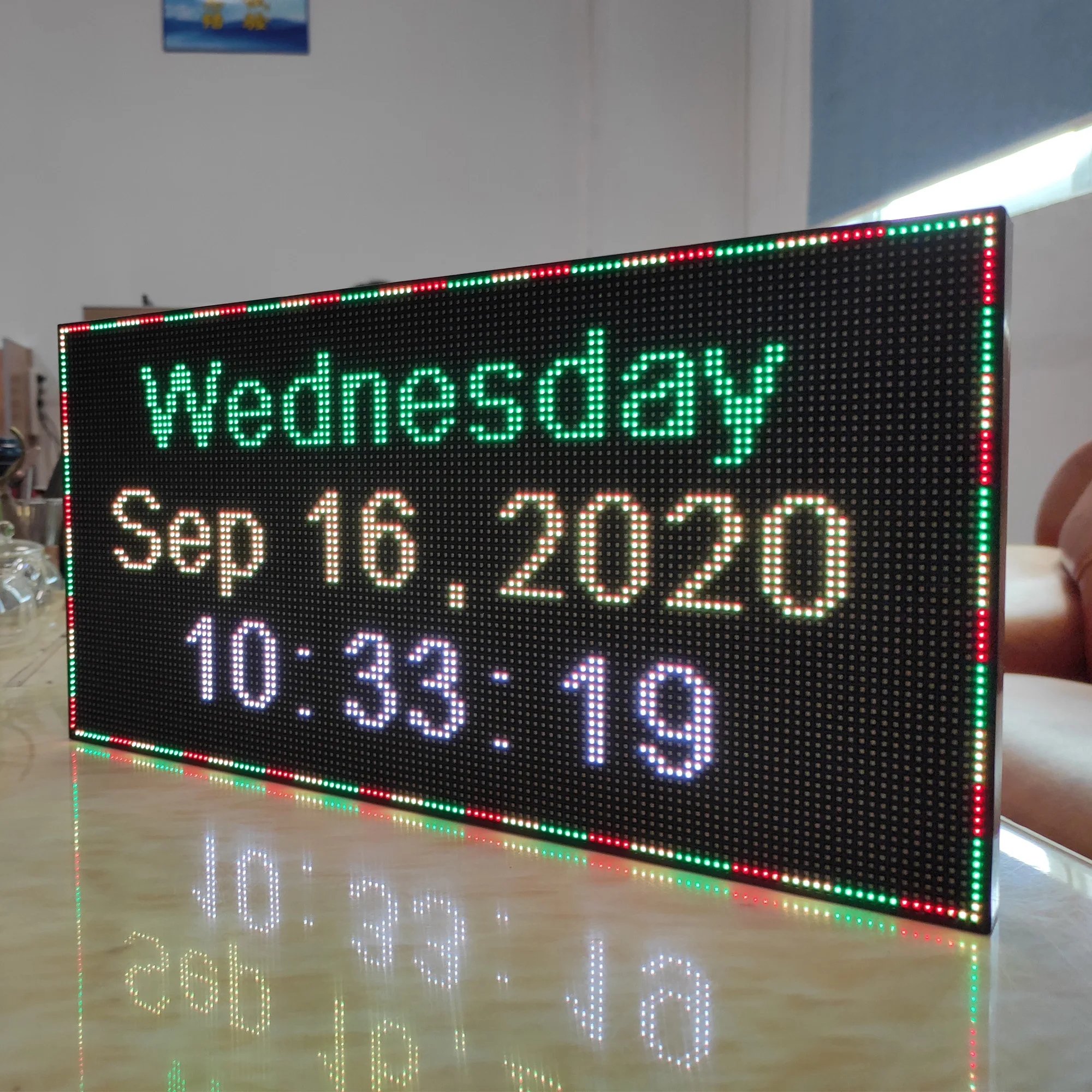 B2 Small Led Sign Indoor Full-color Programmable Led Screen Rgb Led ...